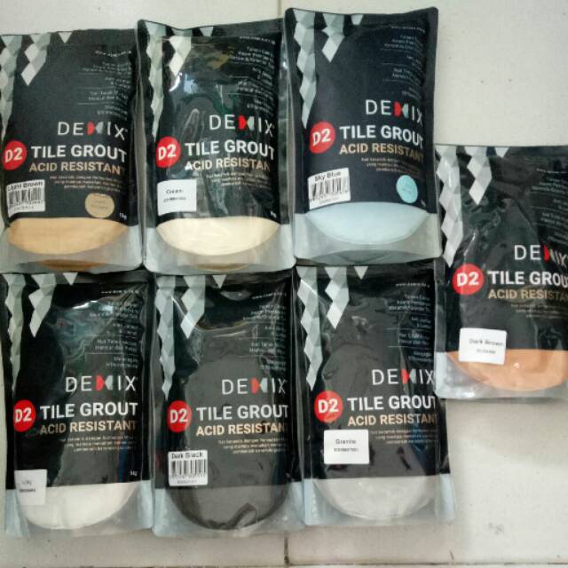 Jual Demix D2 Tile Grout Acid Resistant / Oker Nat Keramik 1kg | Shopee ...
