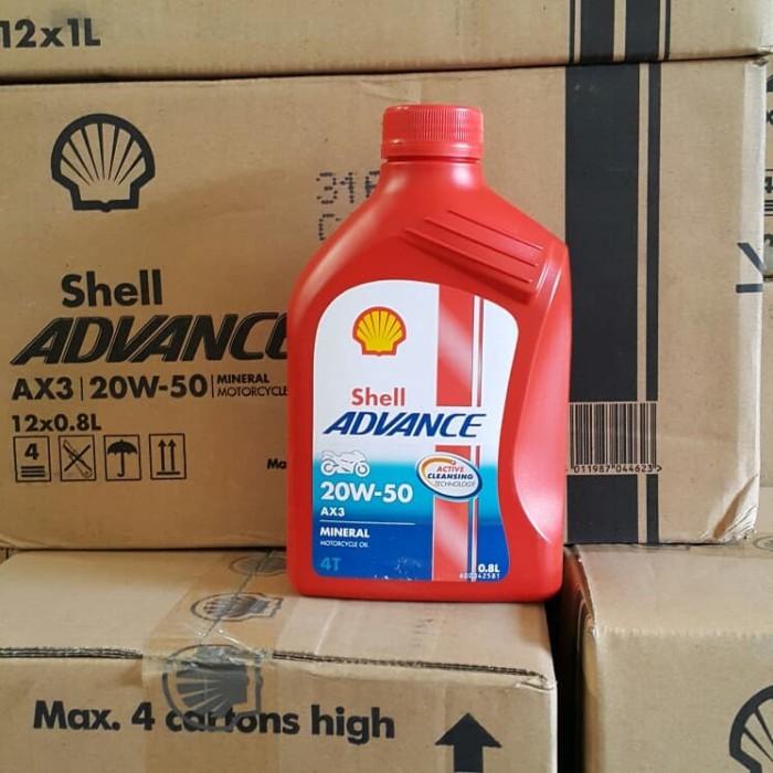 Jual Oli Mesin Motor Shell Advance Ax3 800 Ml | Shopee Indonesia