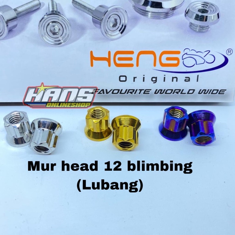 Jual MUR HEAD/MUR TUTUP PROBOLT MODEL BLIMBING BUKA UKURAN 12 HENG ...