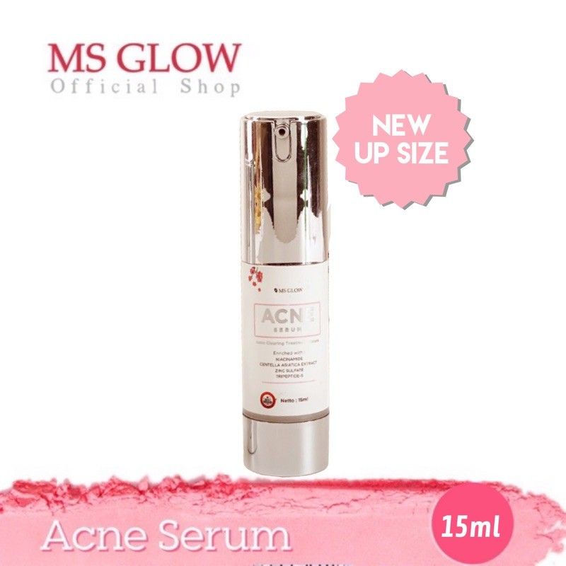 Jual Ms Glow Acne Serum Fight Acne & Blemishes | Shopee Indonesia