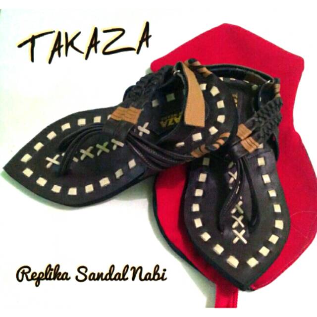 Jual Sandal Replika Terompah Nabi Kulit Sapi Outdoor Kekinian | Shopee ...