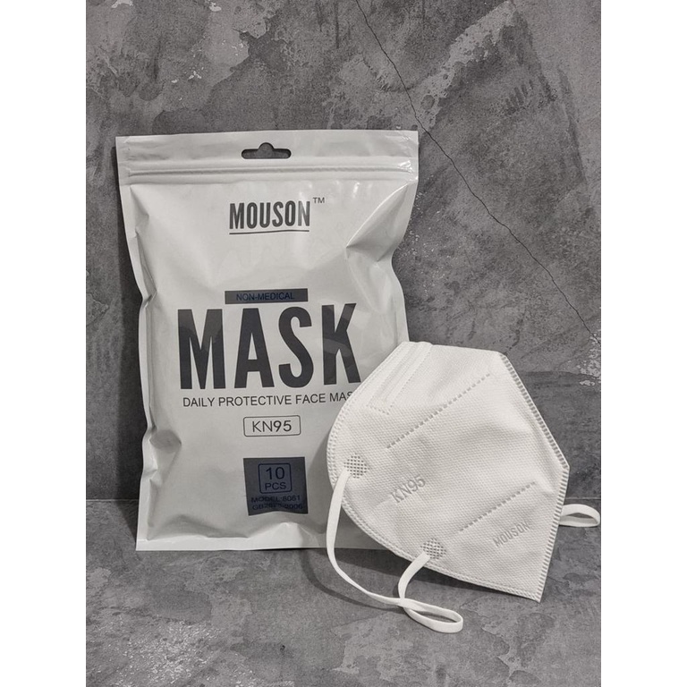 Jual MASKER KN95 isi 10pcs MOUSON 5ply Mask ANTI VIRUS PM2.5 FILTER ...