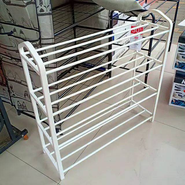 Jual Rak sepatu krisbow putih / shoe rack krisbow ace | Shopee Indonesia