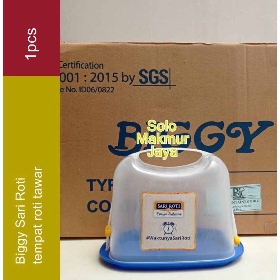 Jual Biggy Sari Roti / Tempat Roti Tawar / Tempat Roti Kue / Toples ...