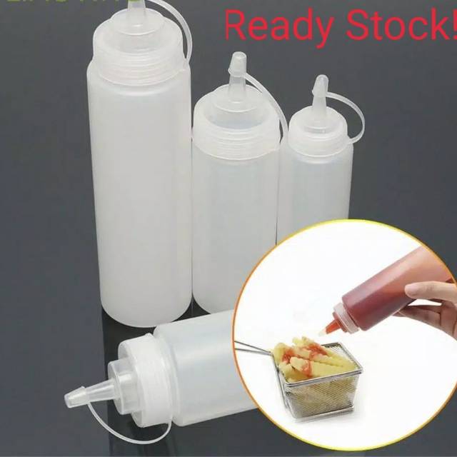 Jual Botol Saus Salad / Minyak / Kecap Bahan Plastik / Botol Pencet ...