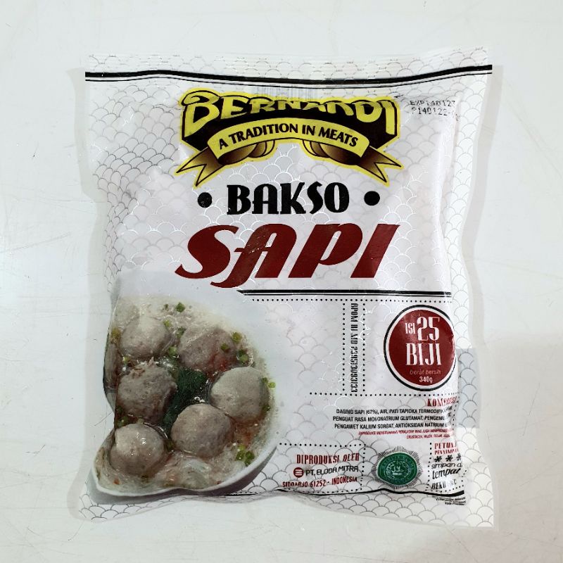 Jual Bernardi Bakso Sapi 340g | Shopee Indonesia