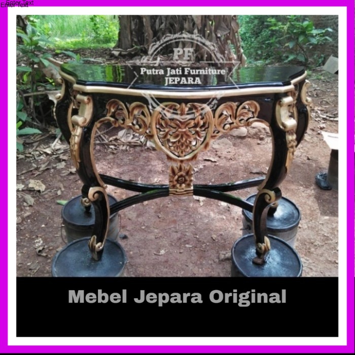 Jual Meja telepon kayu jati - Meja hias ukir Jepara mebel murah ...
