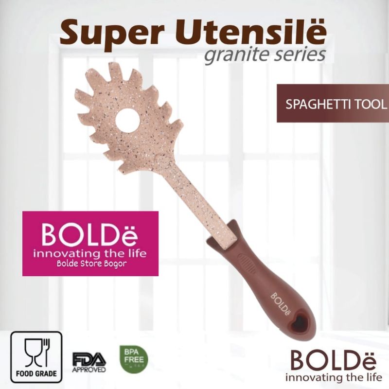 Jual Bolde Super UTENSILE Granite Series Spaghetti Tool Beige | Shopee ...