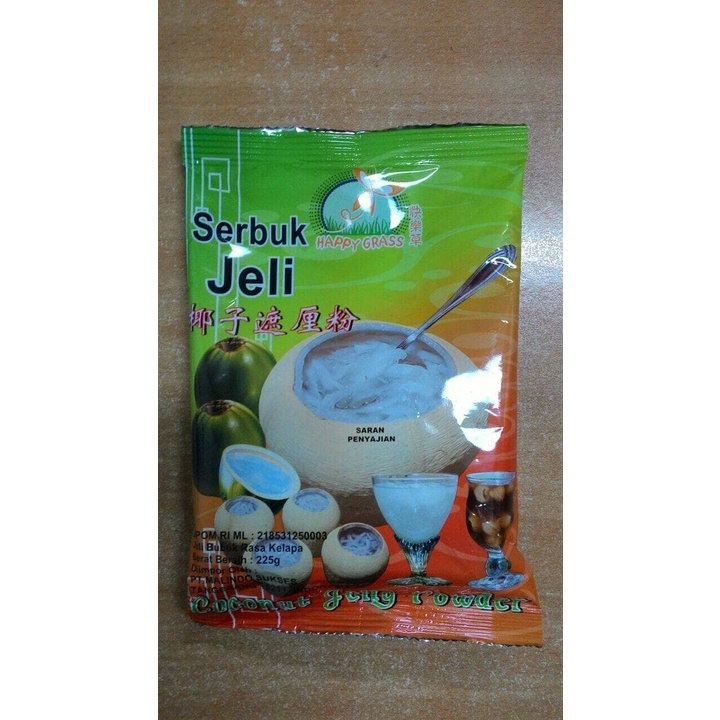 Jual Serbuk Jeli Kelapa 225g/ Coconut Jelly Powder Happy Grass225gr | Shopee Indonesia