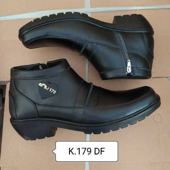 Jual MDL PDH half boots Polri TNI security guard PNS sepatu kerja ...