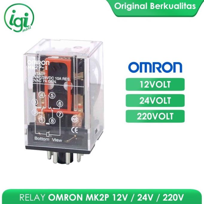Jual Silahkan Order] RELAY MK2P 12V OMRON / RELAY MK2PN 24VOLT OM ...