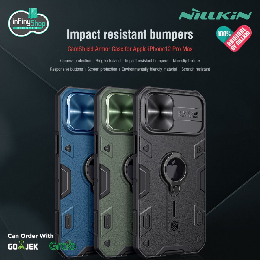 Jual APPLE IPHONE 12 PRO MAX - NILLKIN CAMSHIELD ARMOR (Logo&Without ...