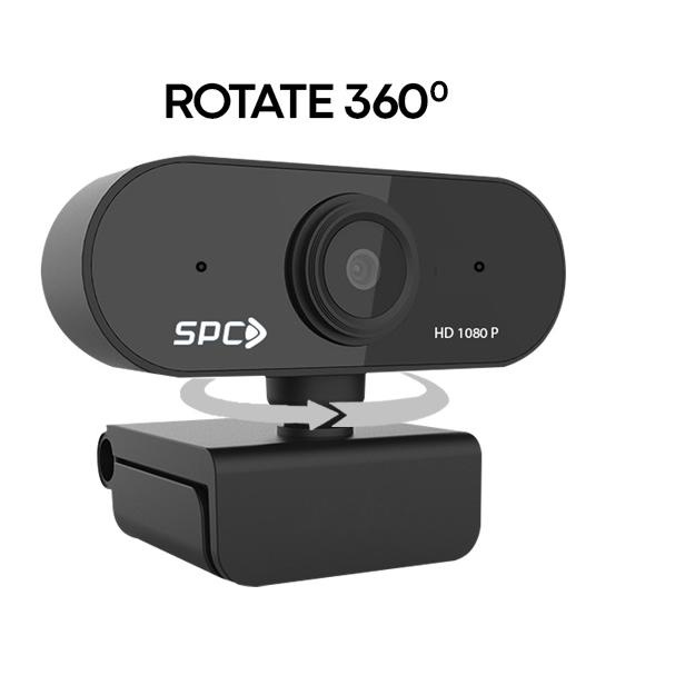 Jual Webcam SPC WC02 FULL HD 30 FPS with Microphone 1080 Web Cam PC ...