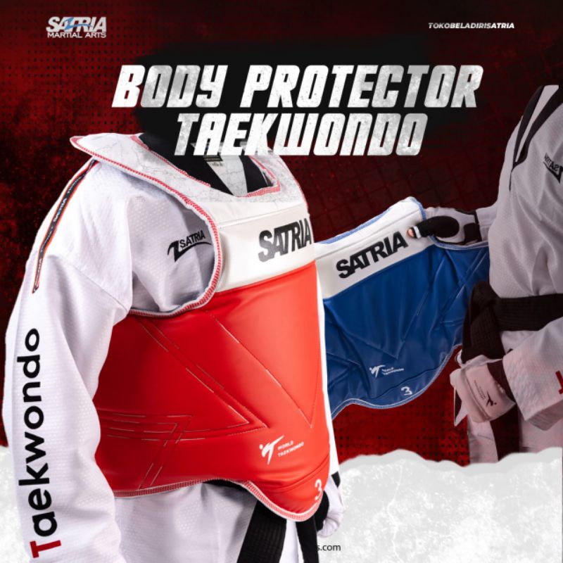 Jual BODY PROTECTOR / HUGO / PELINDUNG TAEKWONDO/HAPKIDO SATRIA ...