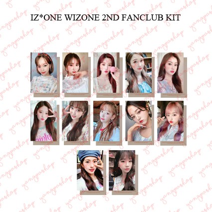 Jual [READY / SET] IZONE WIZONE 2ND FAN KIT CLUB IZON MEMBER KIT FANKIT PHOTOCARD UNOFICIAL ...