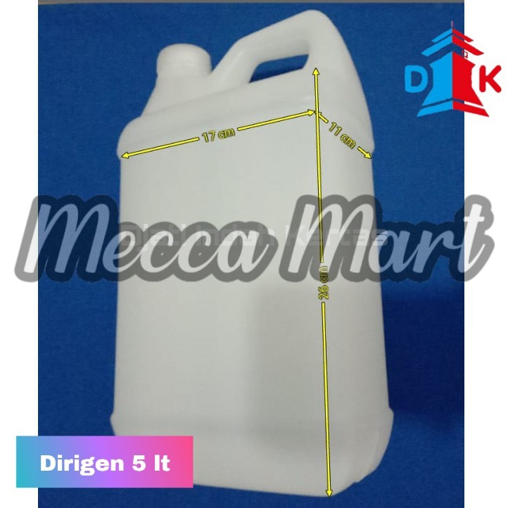 Jual TERMURAH !!! Dirigen 5 liter / Dirijen 5000ml / botol 5 liter ...