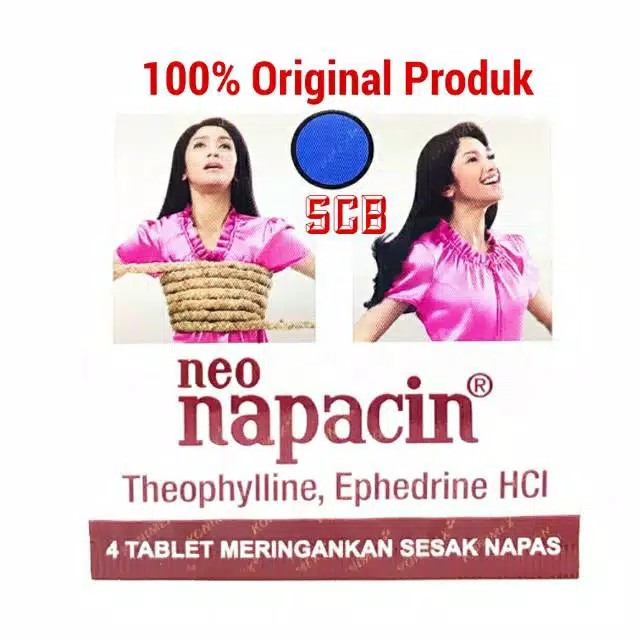 Jual NEO NAPACIN - Obat Asma atau Sesak Napas (1 strip - 4 tablet ...