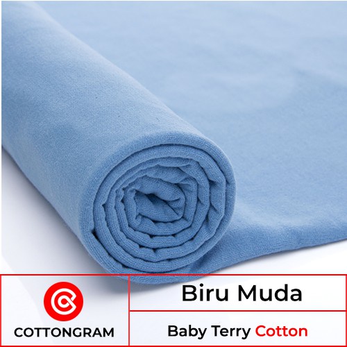 Jual COTTONGRAM Kain Babyterry Bahan Katun 100% Bahan Sweater dan ...