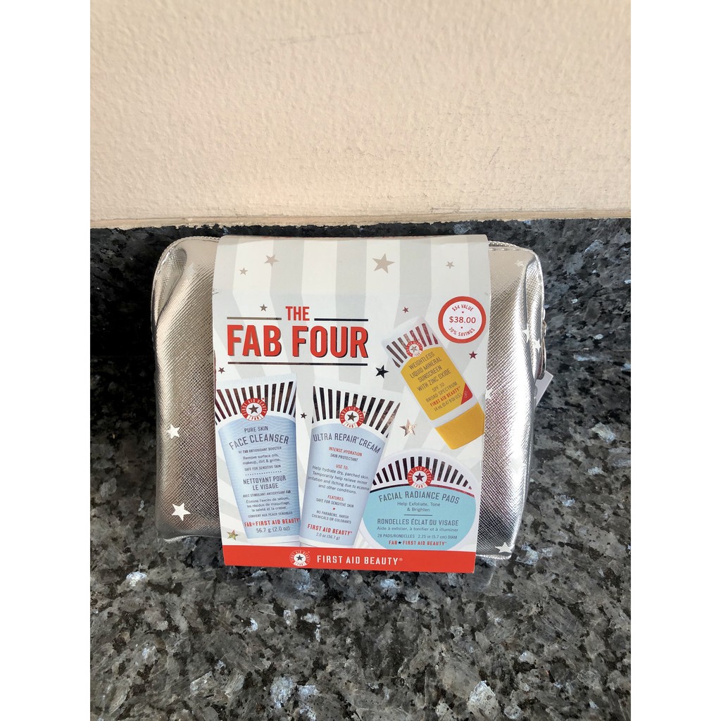 Jual FAB First Aid Beauty Kit Skincare Pouch / Makeup Pouch / Tempat ...