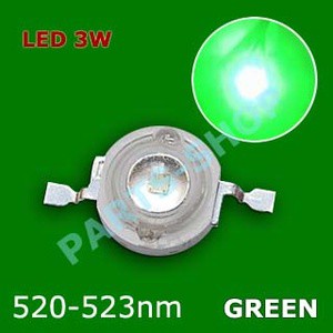 Jual 3W Green Bulbs High power LED Lamp 3 w hijau chip | Shopee Indonesia
