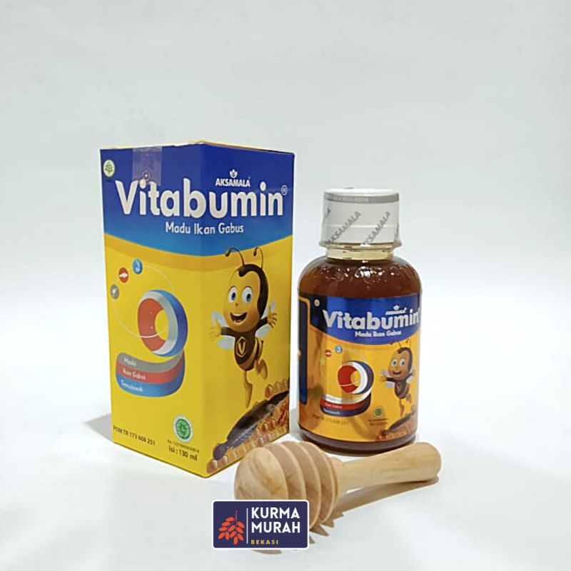 Jual Vitabumin Madu Ikan Gabus Vitamin Anak Original Suplemen Daya Tahan Tubuh Anak 130 ml ...