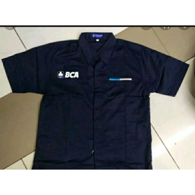 Jual KEMEJA BANK BCA/KEMEJA BCA BAJU seragam BCA | Shopee Indonesia