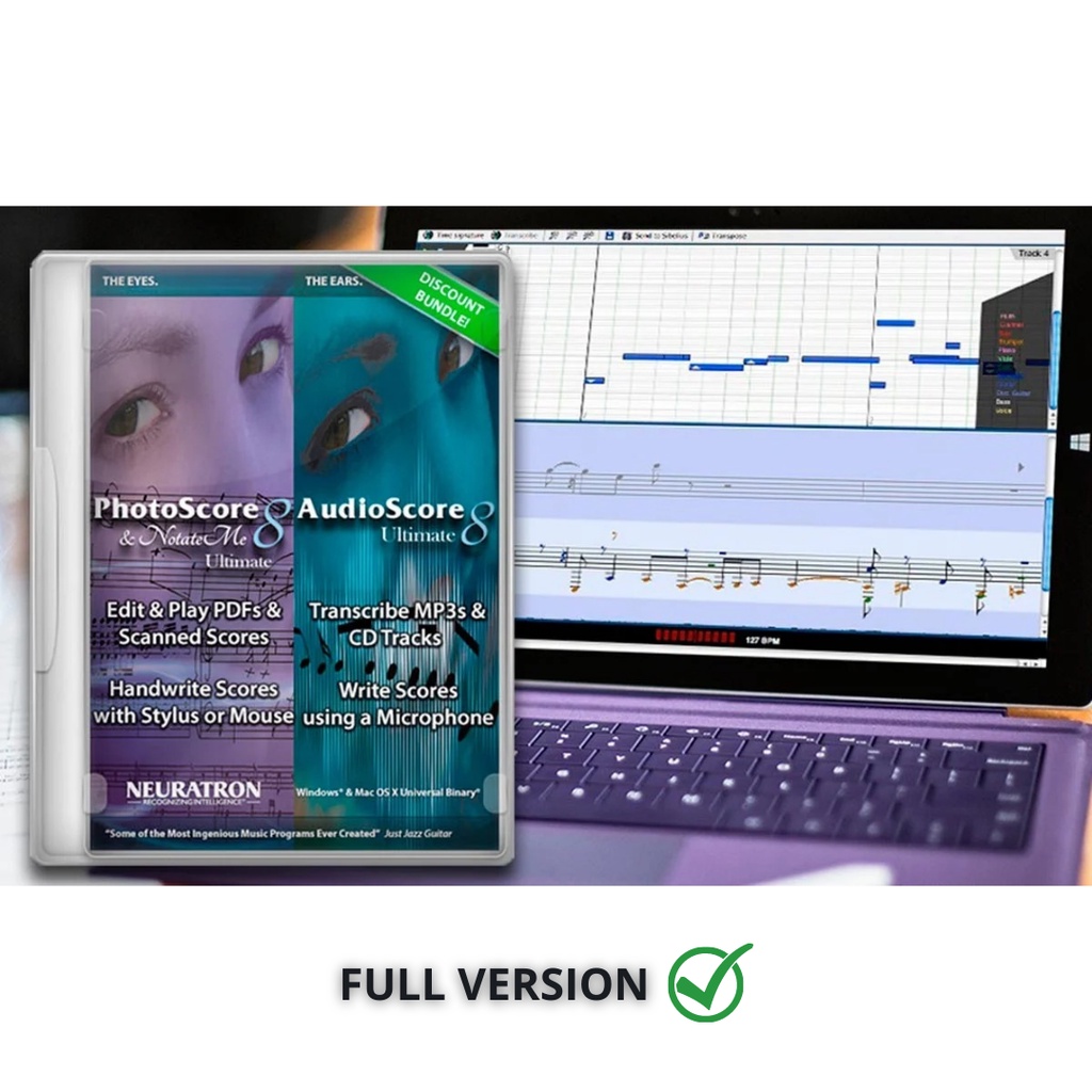 Jual AudioScore Ultimate Software able to convert up to 16 instruments ...
