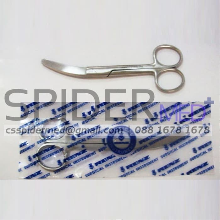 Jual Renz Gunting Umbilical 14Cm / Busch Umbilical Scissors 14 Cm ...