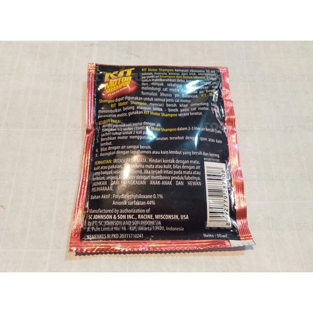 Jual Kit Shampo Motor Sachet Plus Silicone 15 ml / 30 ml | Shopee Indonesia
