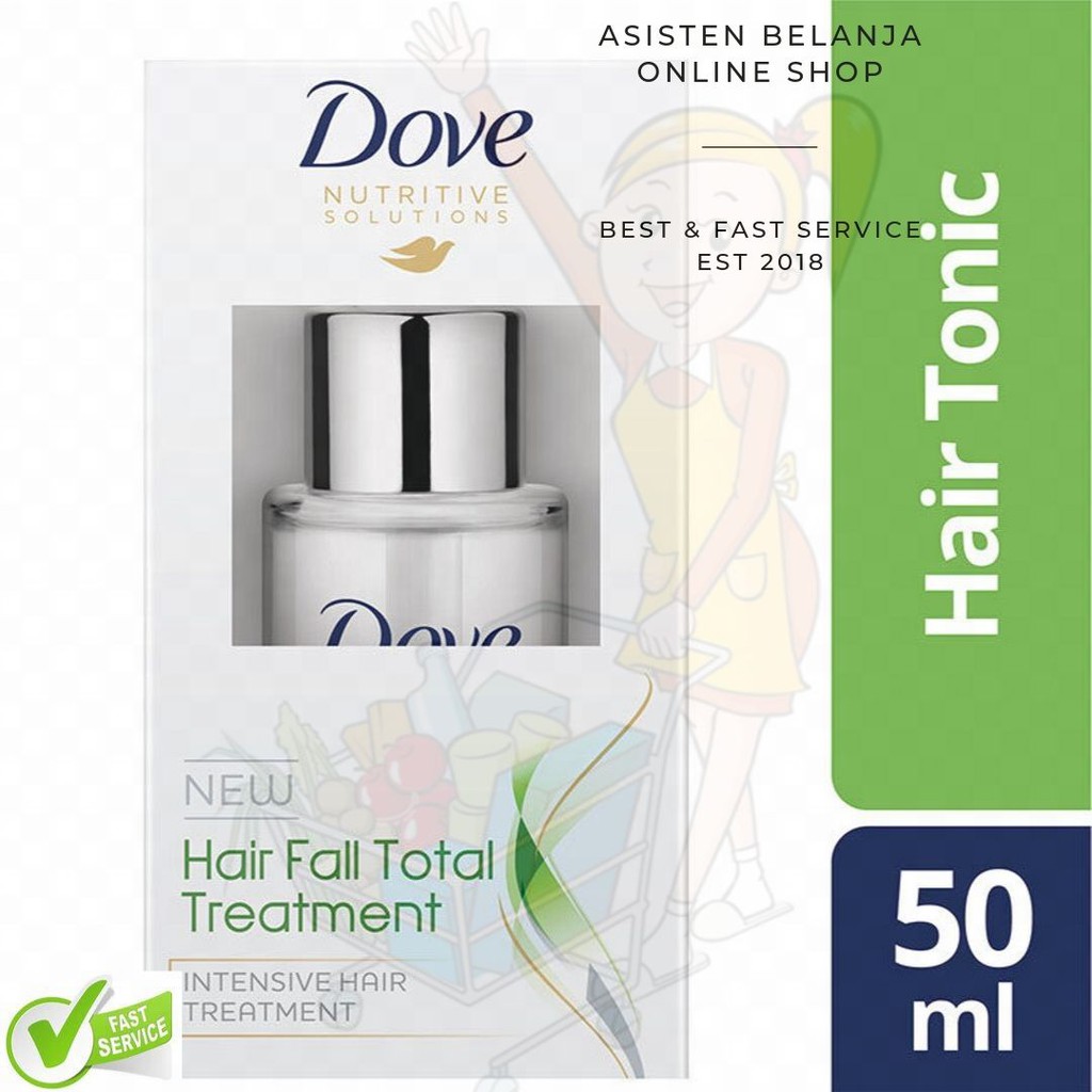 Jual DOVE Hair Tonic 50 ml Hair Fall Treatment Perawatan Rambut Rontok ...