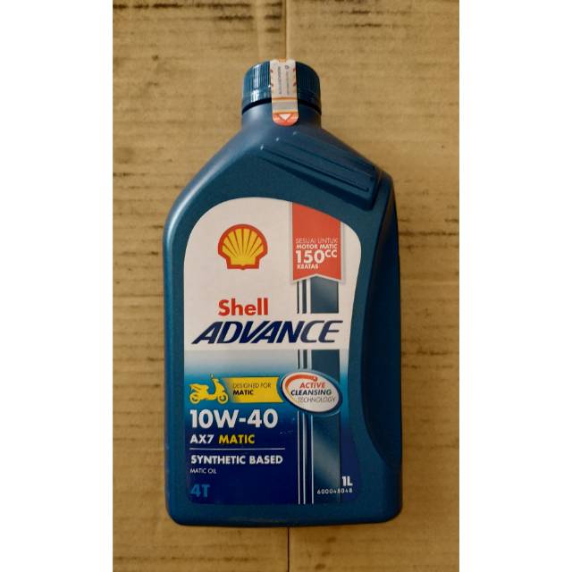 Jual Shell Advance AX7 matic 10W-40 1 liter | Shopee Indonesia