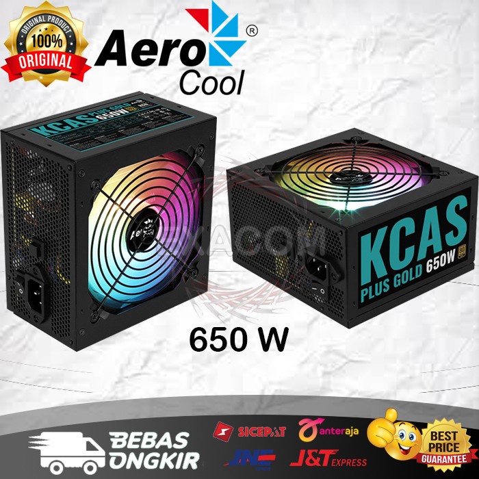 Jual AeroCool PSU KCAS PLUS GOLD 650W 80+ Gold Power Supply | Shopee Indonesia