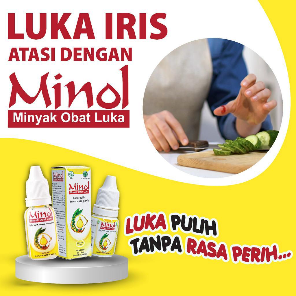 Jual Minol 5 ML Obat Luka Tanpa Rasa Perih | Shopee Indonesia