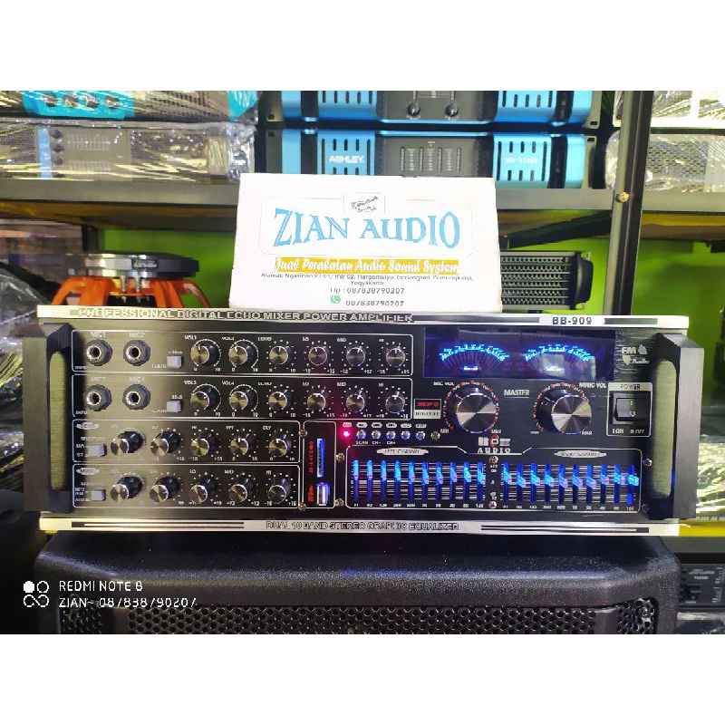 Jual Power Mixer Bob Audio BB-909 Original | Shopee Indonesia