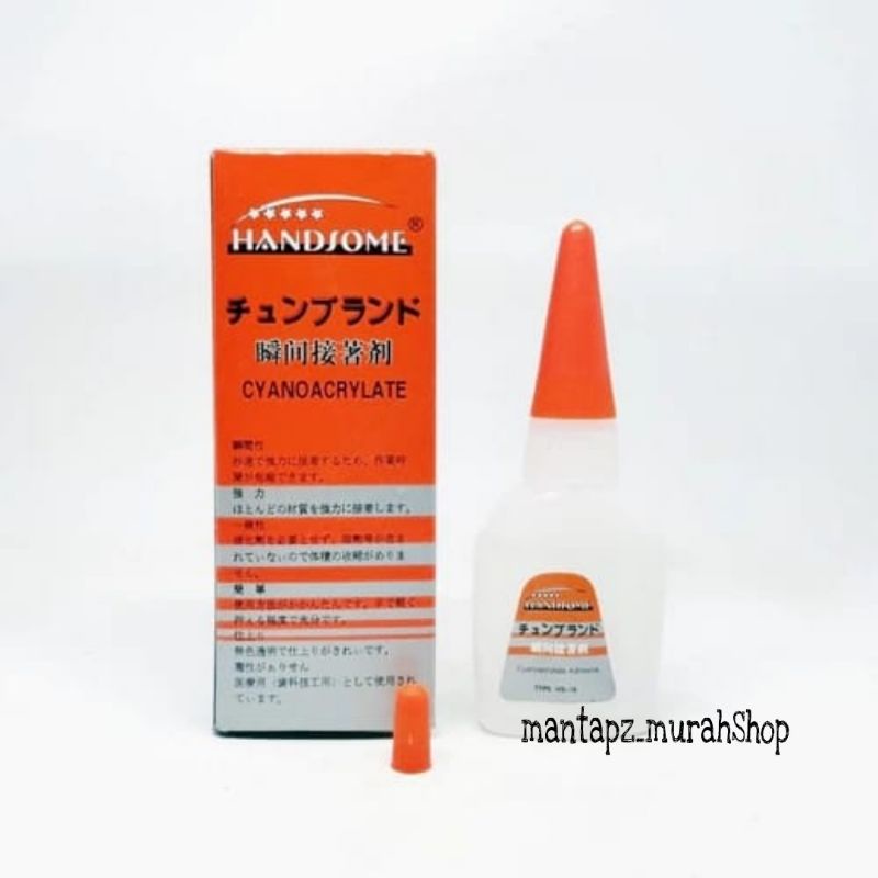 Jual Lem Korea Handsome/ Lem Cair Super/Lem setan (/botol) | Shopee ...