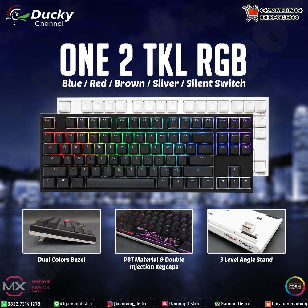 Jual Ducky One 2 RGB TKL Mechanical Keyboard - Ducky One 2 TKL RGB ...