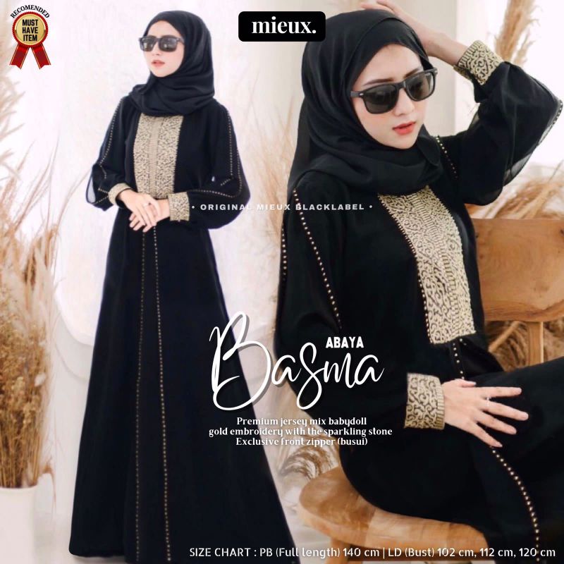 Jual BASMA ABAYA ( ORIGINAL MIEUX) | Shopee Indonesia