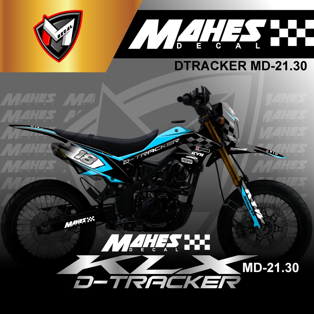Jual Decal Sticker Motor Cross KLX Dtracker 150 New Fullbody - Dekal ...
