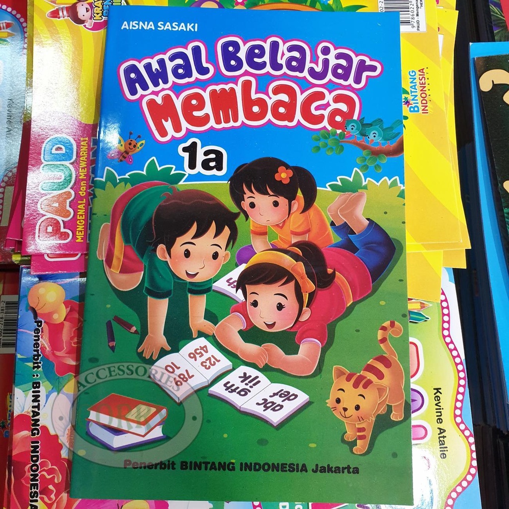 Jual Buku Belajar Anak Awal Belajar Membaca 1A 1B Gambar Kata Huruf ...