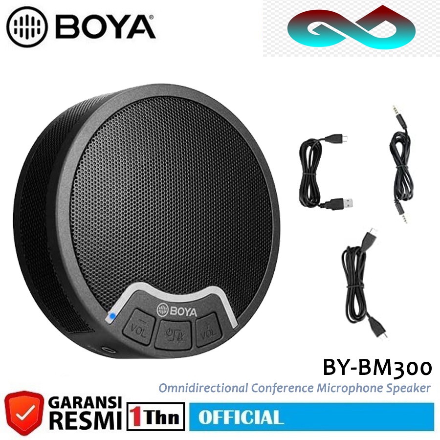 Jual Boya BY-BMM300 Omnidirectional Conference Microphone with Speaker ...
