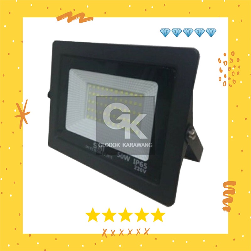 Jual Lampu Sorot LED 50W LED Flood Light 50 W Tembak Outdoor 50 Watt | Shopee Indonesia