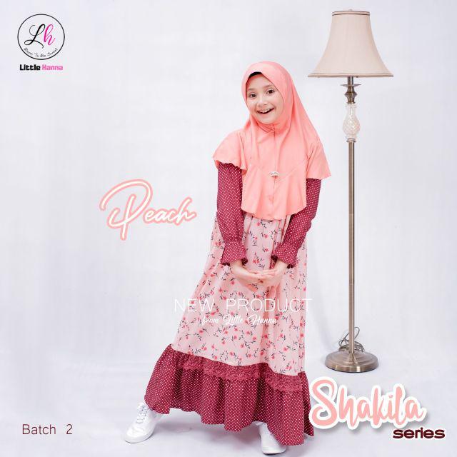 Jual LITTLE HANNA SHAKILA-GAMIS SET KHIMAR ANAK SHAKILA LITTLE HANNA(2 ...