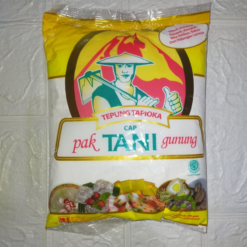 Jual CAP PAK TANI GUNUNG TEPUNG TAPIOKA / SAGU 500g Warung Online ...