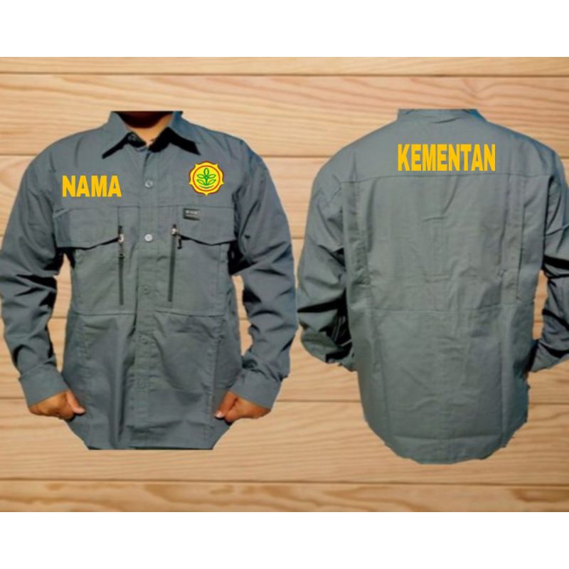 Jual kemeja tactical Kementan baju tactical Kementan seragam tactical ...
