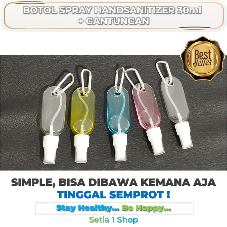 Jual Botol Spray Handsanitizer 30ml PET Food Grade Sprayer hand ...