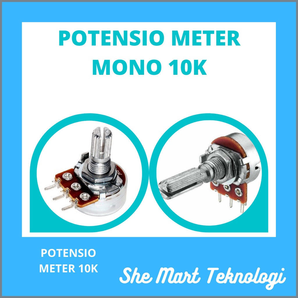 Jual Potensiometer 10K 10 K Ohm Potensio 10000 Ohm Variabel Resistor ...