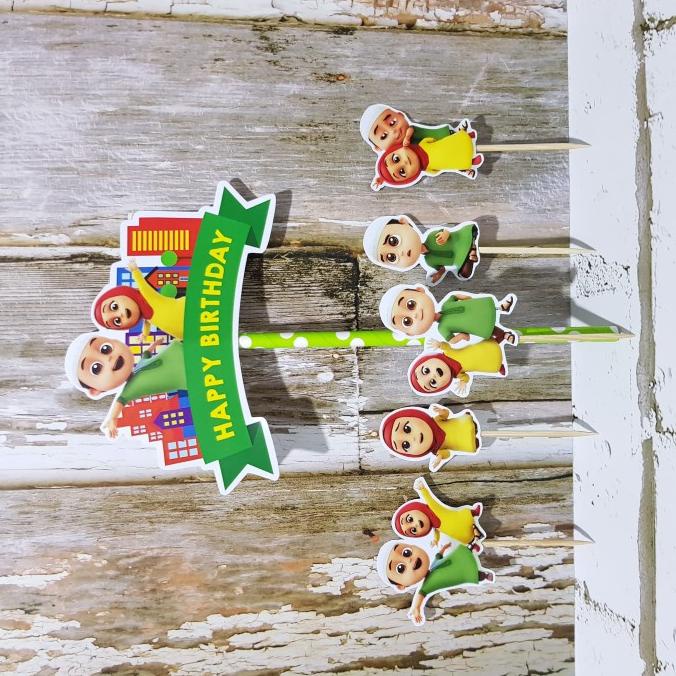 Jual TOPPER CAKE HAPPY BIRTHDAY NUSSA RARA/ CAKE TOPPER NUSSA RARA ...