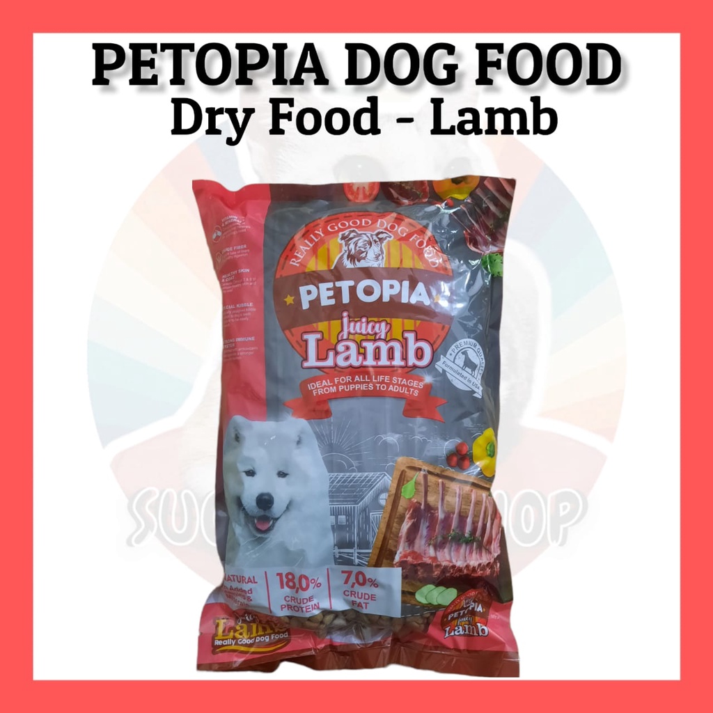 Jual PETOPIA DRY FOOD MAKANAN ANJING 1KG | Shopee Indonesia