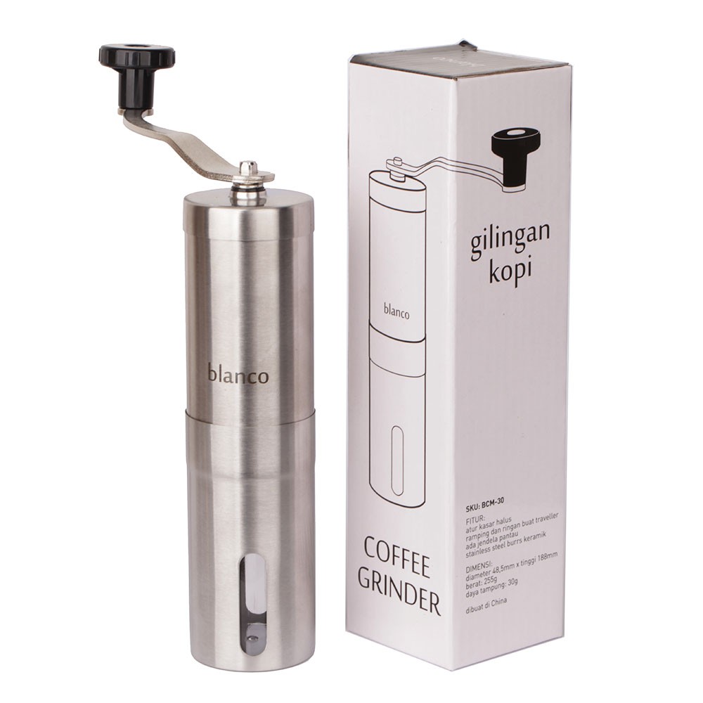 Jual Blanco BCM-30 Handy Coffee Grinder Gilingan Kopi Manual | Shopee ...