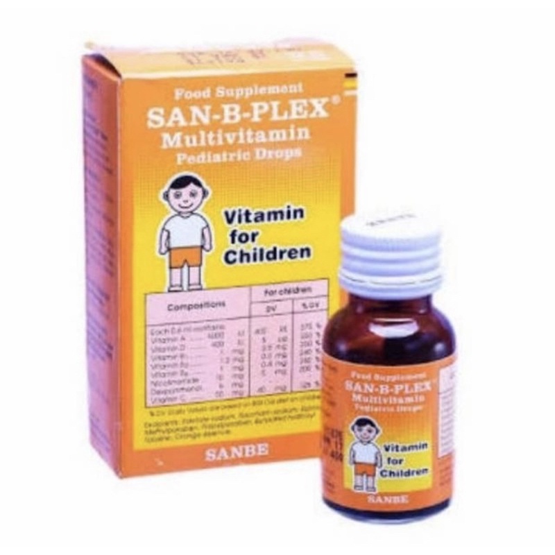 Jual Sanbeplex drop 15 ml ( multivitamin lengkap drop anak ) | Shopee ...